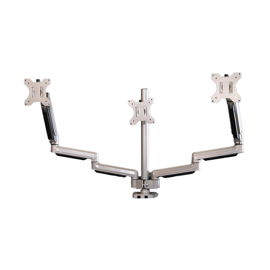 Powerlift™ Work Desk Triple Arm Tabletop Monitor Mount - Inventive Products